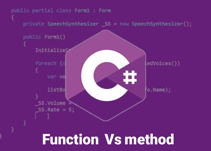 تفاوت تابع و متد در سی‌ شارپ - باگتو