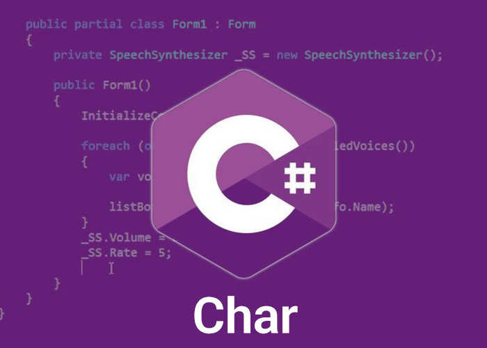 آموزش کار با Char در سی‌ شارپ با مثال‌های واقعی - باگتو
